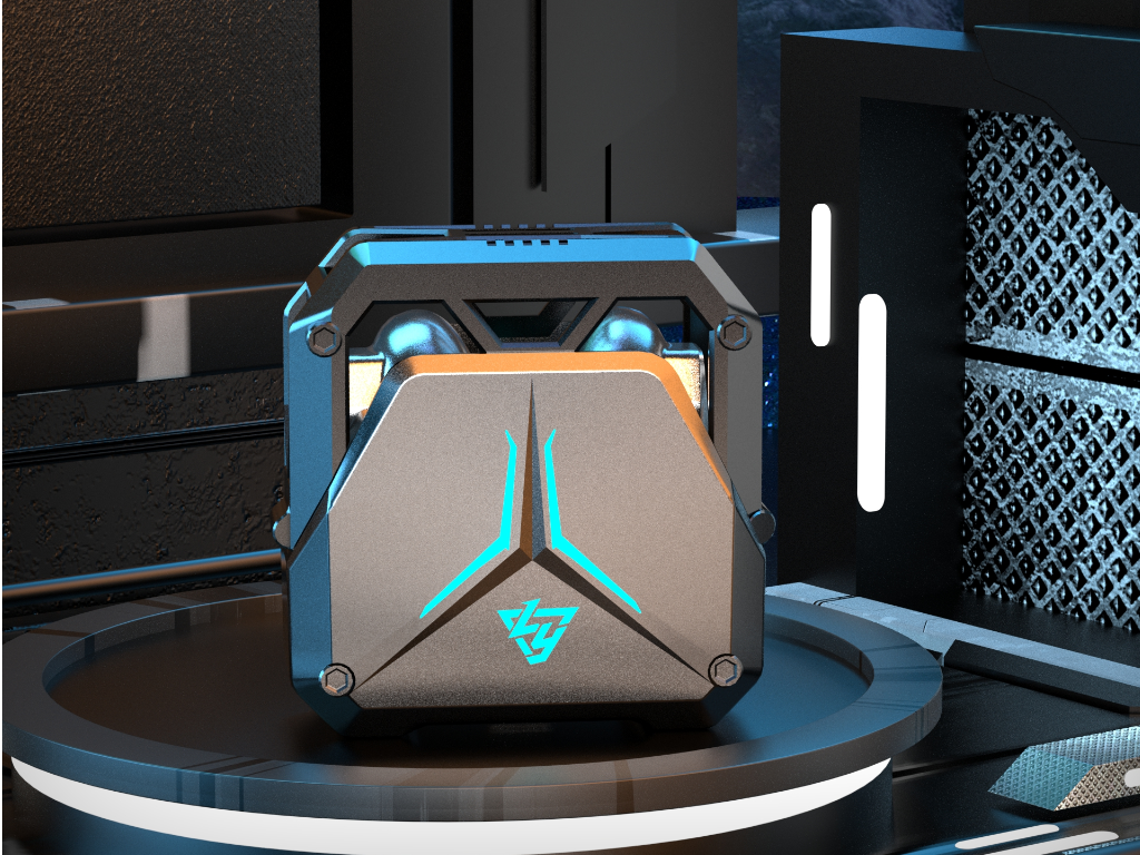 C4D/KEYSHOT渲染耳机动画_从123-站酷ZCOOL