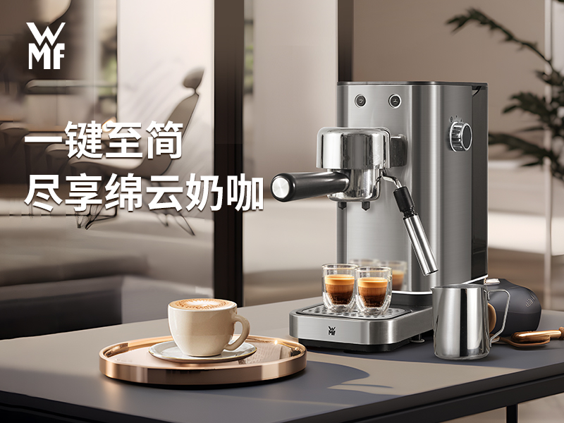创意引擎工作室 X WMF福腾宝 | 咖啡机AI详情页_创意引擎工作室-站酷ZCOOL