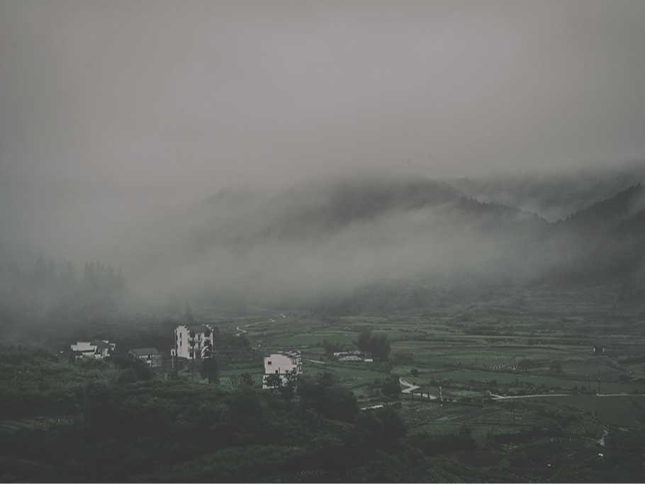 雾中婺源 2_慕童羽-站酷ZCOOL