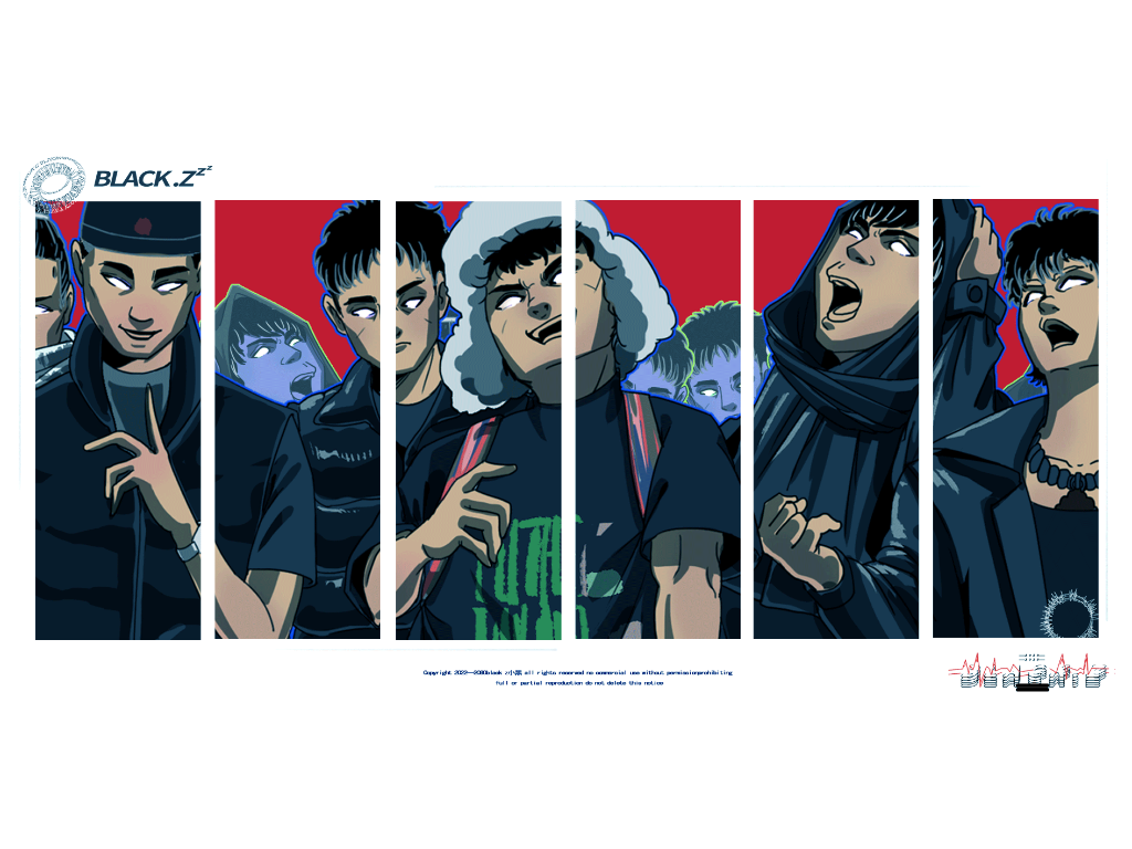 潮汕gang！厂牌chyer！_BLACK一ZZZ小黑-站酷ZCOOL