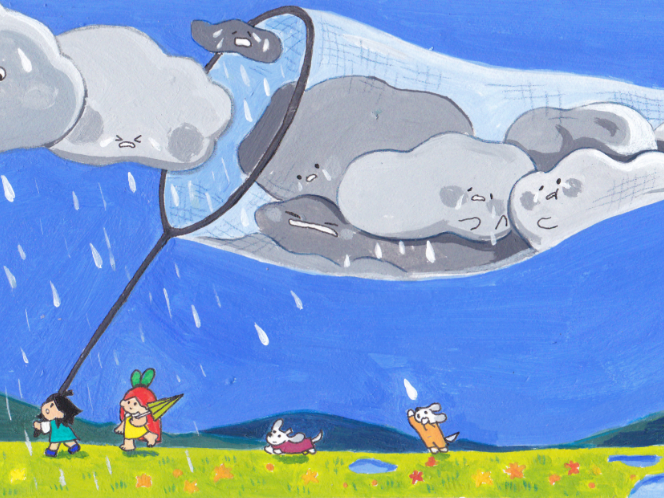 卜卜俩和狗狗们的一天_垣野-站酷ZCOOL