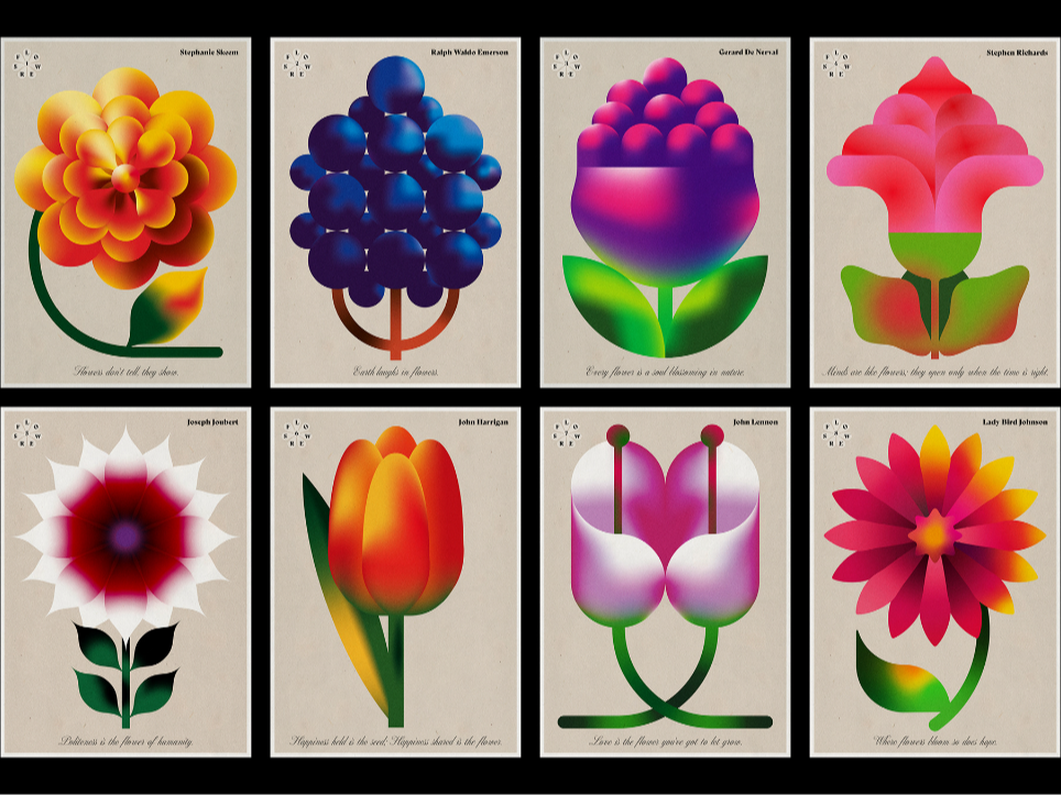 設計分享/Flowers_BranD杂志-站酷ZCOOL