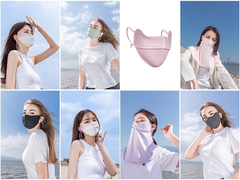 防晒口罩模特图_xiaolu摄影-站酷ZCOOL