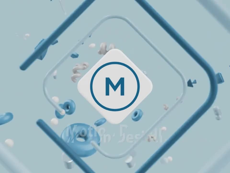 PR模板 | 干净3D场景下降标志显示办公片头_猿文件网官方账号-站酷ZCOOL