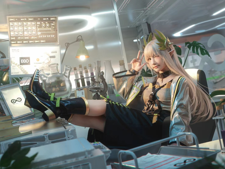 【COS合成摄影】《明日方舟》—缪尔赛思_Mingyin3-站酷ZCOOL