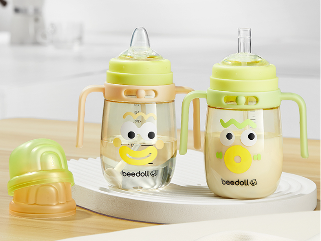 PPSU学饮杯6个月以上婴儿吸管杯_张张LiLi酱-站酷ZCOOL