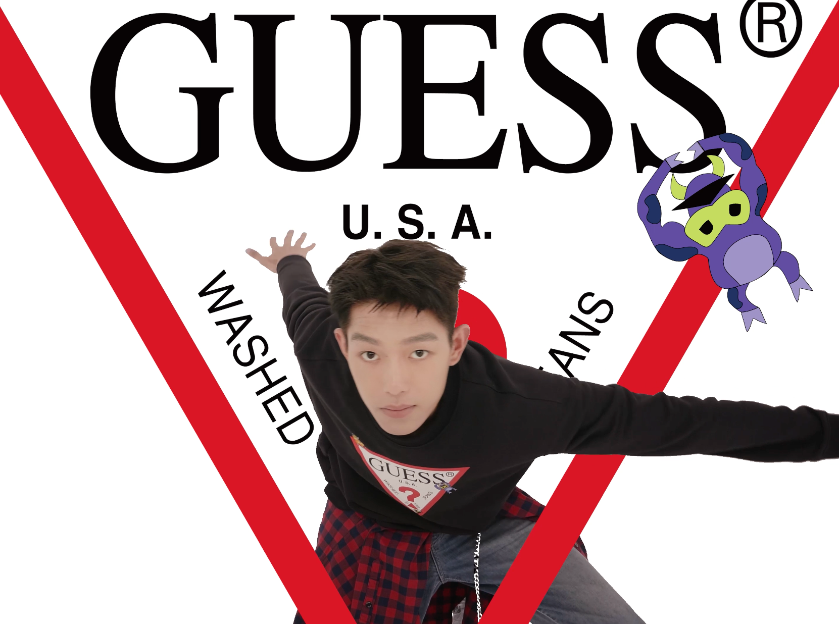 GUESS X YOUSUP | 锵调大使 王锵_YOUSUPSTUDIO-站酷ZCOOL