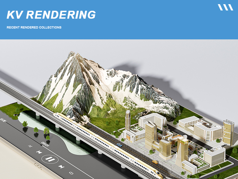 3C手机KV渲染 _风冷丿-站酷ZCOOL