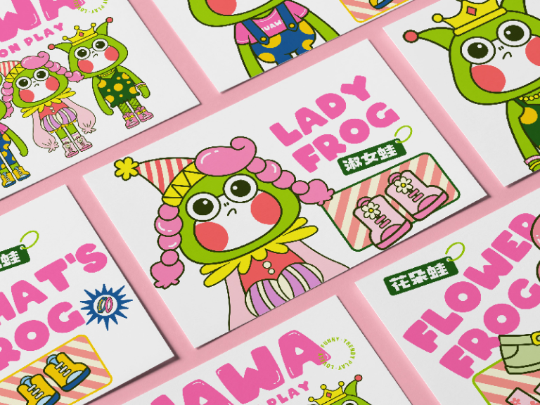 WUAWA-唔哩呜阿蛙-IP设计_Kebby兔-站酷ZCOOL