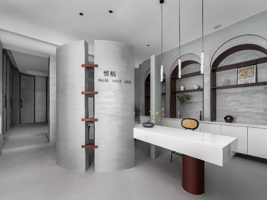 工装设计｜头疗中心实景拍摄效果_ManGoo95-站酷ZCOOL