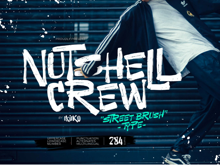 Nutshell Crew - Street Brush Type_最西文集-站酷ZCOOL