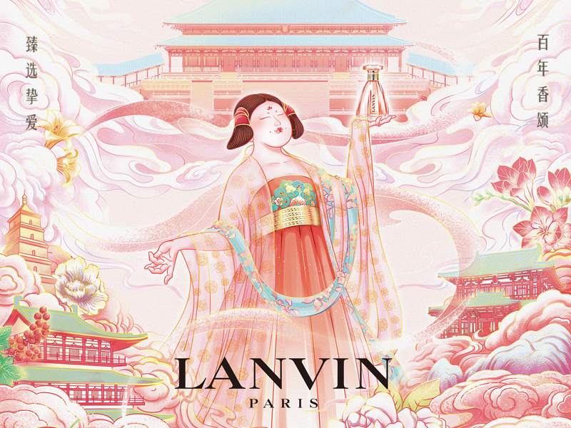 浪凡香水&《如果国宝会说话》联名礼盒包装设计_三欧创意-站酷ZCOOL