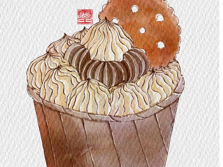 PS水彩小蛋糕_寻靈-站酷ZCOOL