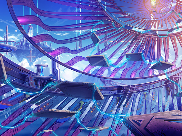 山顶镂空建筑_sanxiaguo-站酷ZCOOL