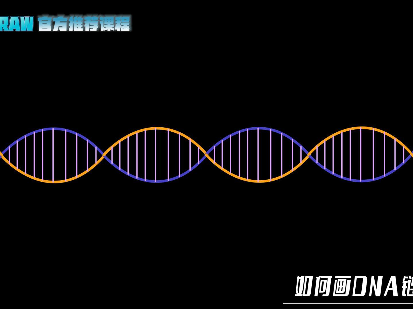 Sci科研制图教程 | 如何用CDR画DNA链_科学颜习社-站酷ZCOOL
