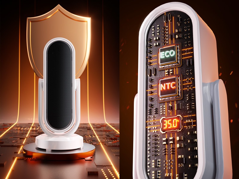 倍量/H1暖风机/办公室，家居_Renia-站酷ZCOOL