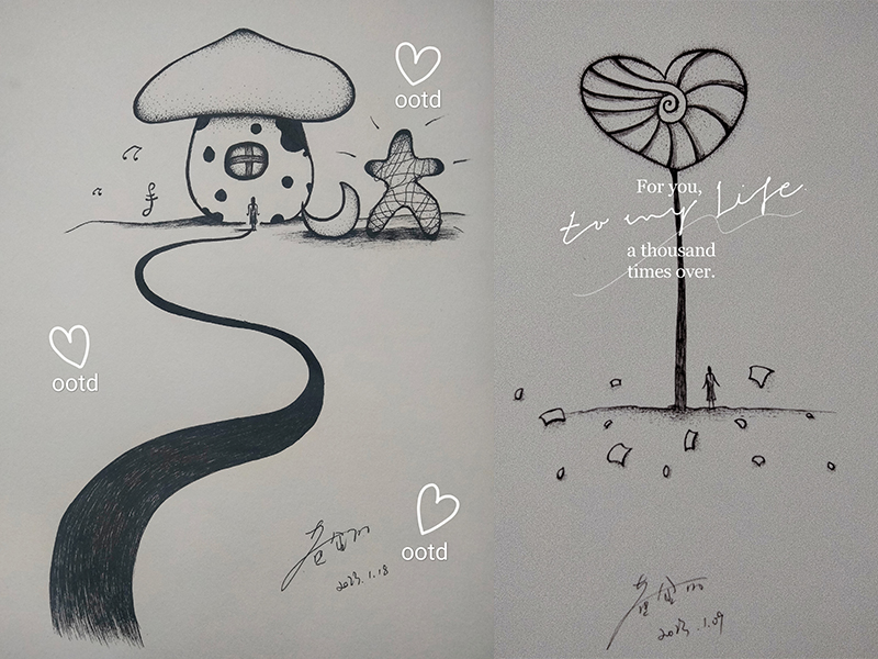 意下画_黑夜里的光lily-站酷ZCOOL