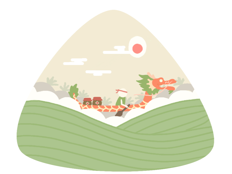 端午节粽子矢量插画_啵啵儿呢-站酷ZCOOL