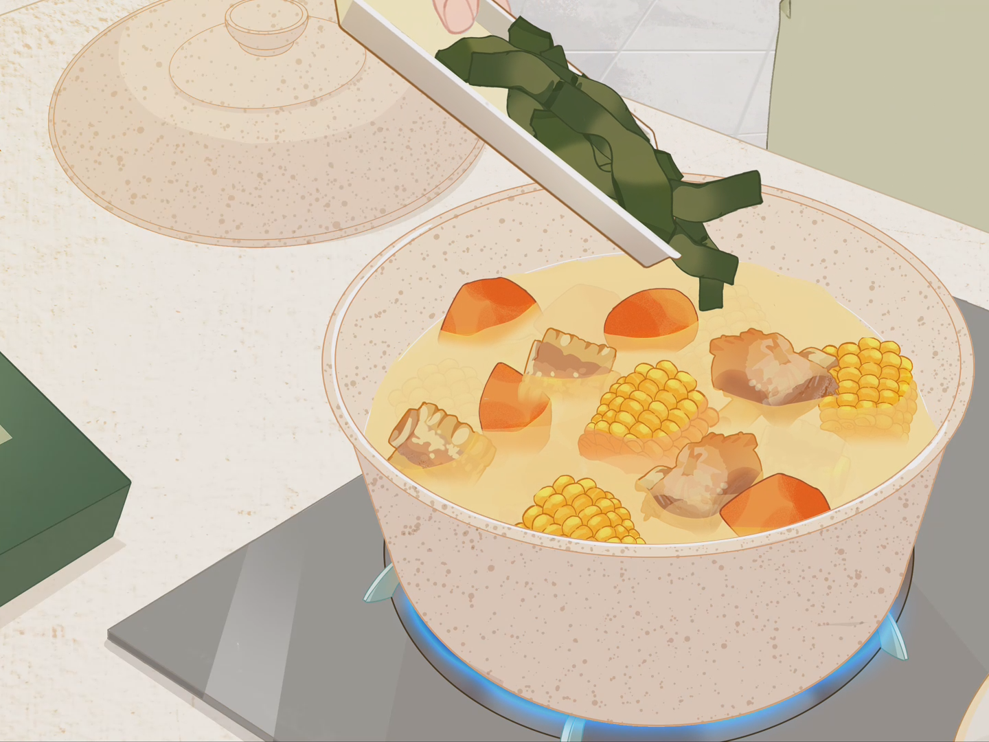 动画渲染-MG动画海带炖汤220531_凡尘浮世-站酷ZCOOL