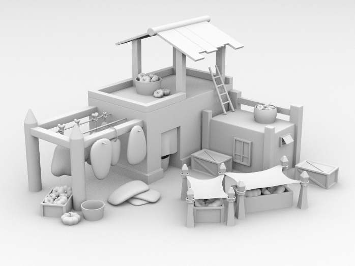 Maya场景建模-_全村最旺的仔zhj-站酷ZCOOL