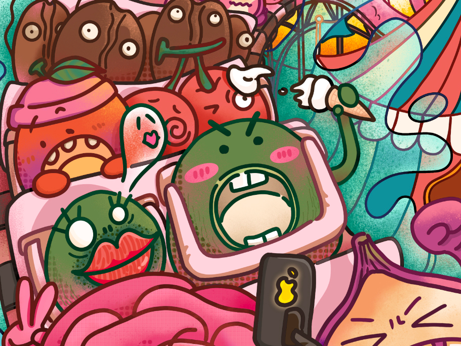 #my CLARINS寻找天然好食肌#游乐园_阿鲱AFei_wlx-站酷ZCOOL