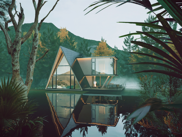 D5三角建筑名宿动画_Sunsetxxx-站酷ZCOOL