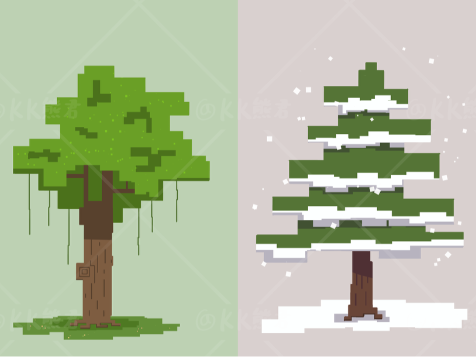 扁平插画元素练习_KK熊君-站酷ZCOOL