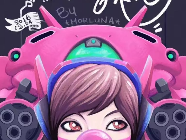 画给大神的DVA_Morluna魔娜-站酷ZCOOL