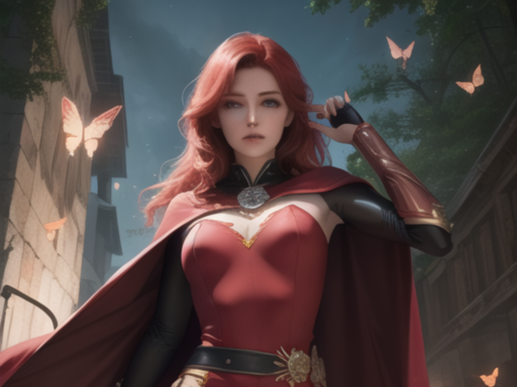 红色的火法师美女_LUO络绎-站酷ZCOOL