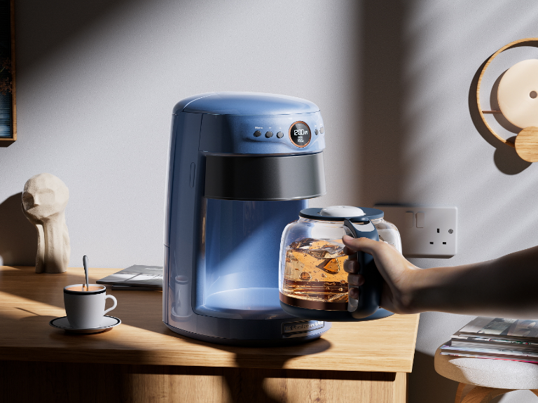 产品渲染 · 热水壶_Austism孤独症-站酷ZCOOL