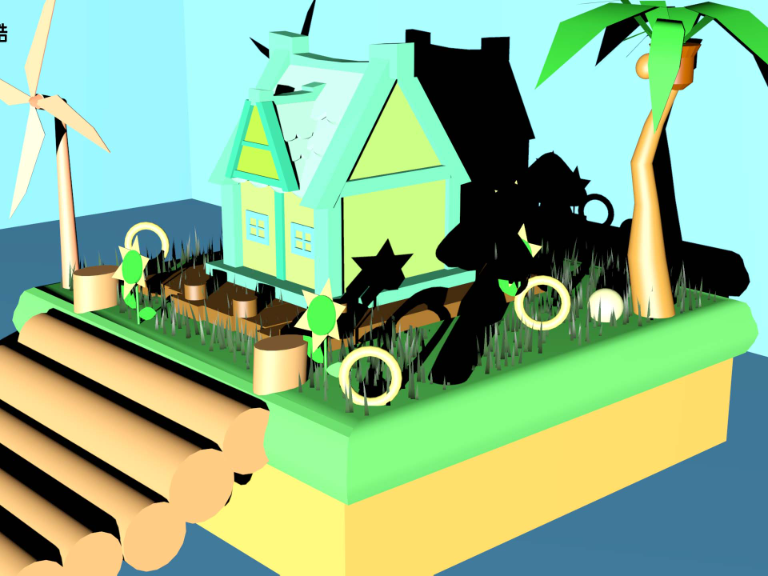 绿色小屋_mikodaze-站酷ZCOOL