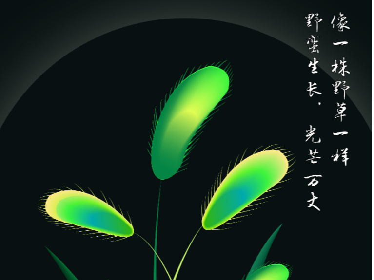 愿你野蛮生长，光芒万丈（day1060）金鱼的玫瑰日记 站酷zcool