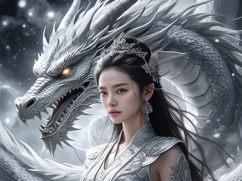 神龙与少女_小梦沫沫-站酷ZCOOL