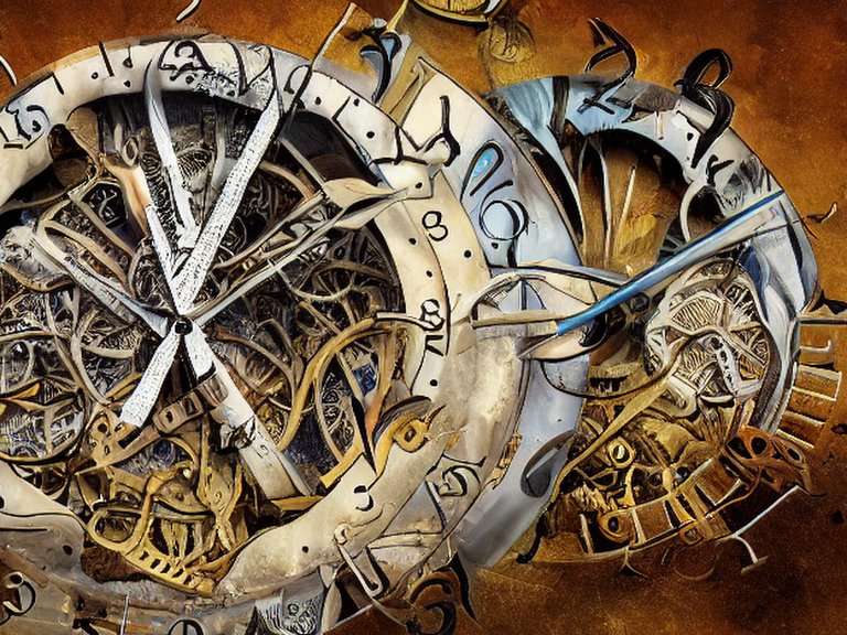 融化的时钟消逝的时间_Z212078077-站酷ZCOOL