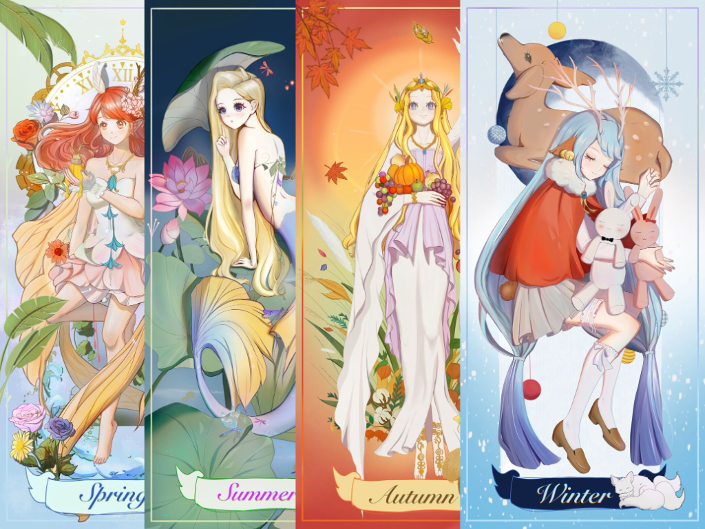 四季系列_叮咚Ling-站酷ZCOOL