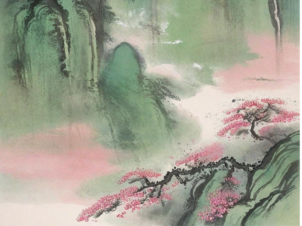 空山新雨后，青山粉黛_真真200-站酷ZCOOL