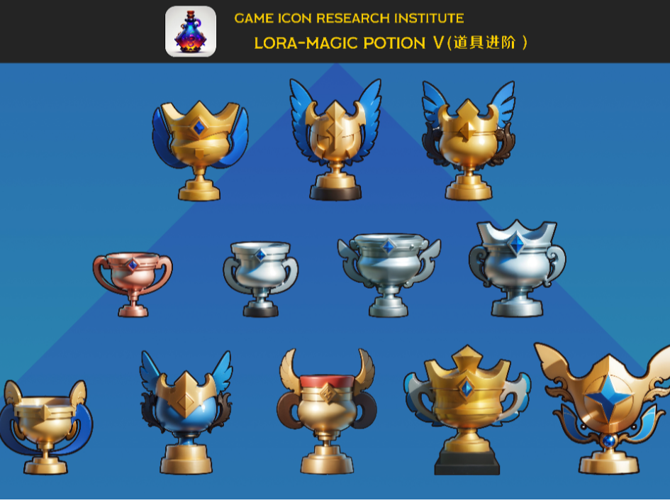 SD出进阶游戏图标，模型已经上传！_游戏AI研究所-站酷ZCOOL