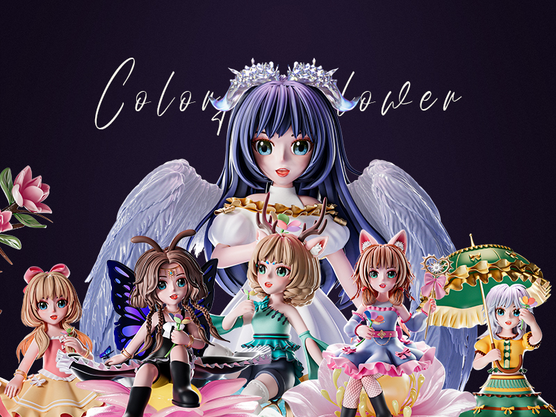 原创IP——艾琳Eileen和她的七色花_Only丶鹿-站酷ZCOOL