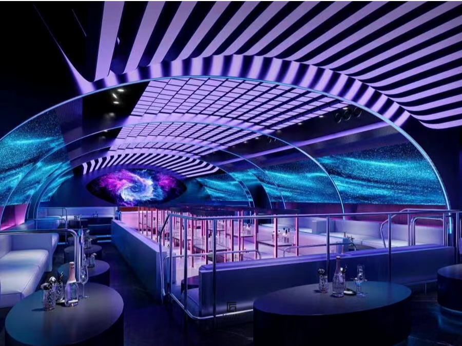 工装酒吧设计案例 | 充斥着纸醉金迷的氛围感_爱设计的初初吖-站酷ZCOOL