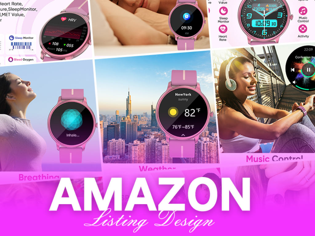 手表/3C数码-亚马逊Amazon案例_亚马逊设计工作室-站酷ZCOOL