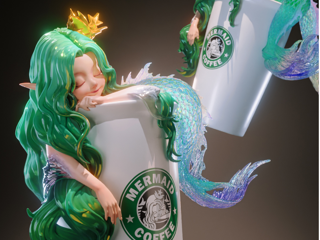 治愈魔法！The Sleeping Beauty咖啡少女解救沉睡危机_WeArtDoing-站酷ZCOOL