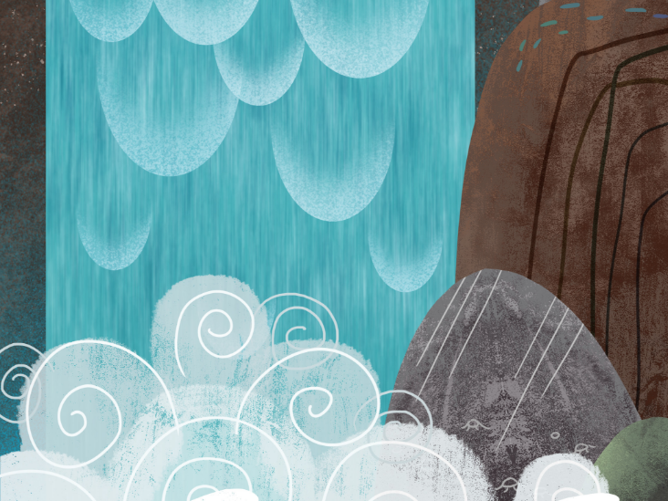 瀑布_Fopyova-站酷ZCOOL