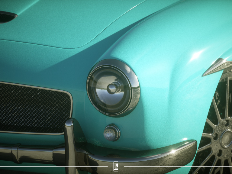 OC+C4D个人练习-绿皮车_一粒很忙的李子-站酷ZCOOL