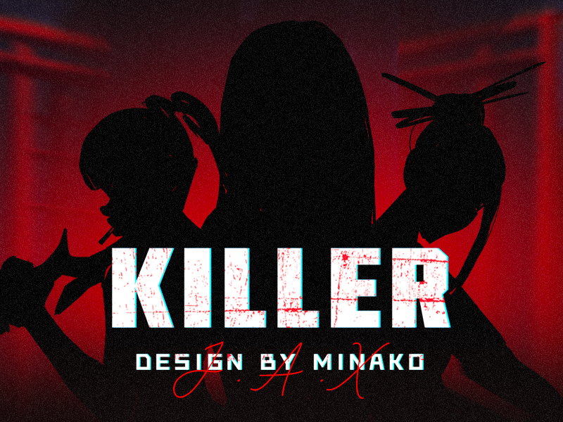 角色设计｜《KILLER》系列_minako插画分享-站酷ZCOOL
