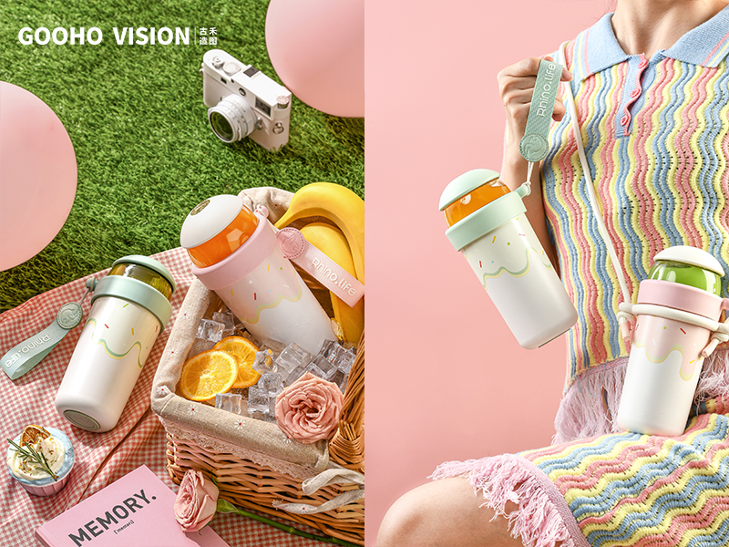 夏日饮水杯保温杯丨古禾造图 GOOHO VISION_古禾造图-站酷ZCOOL