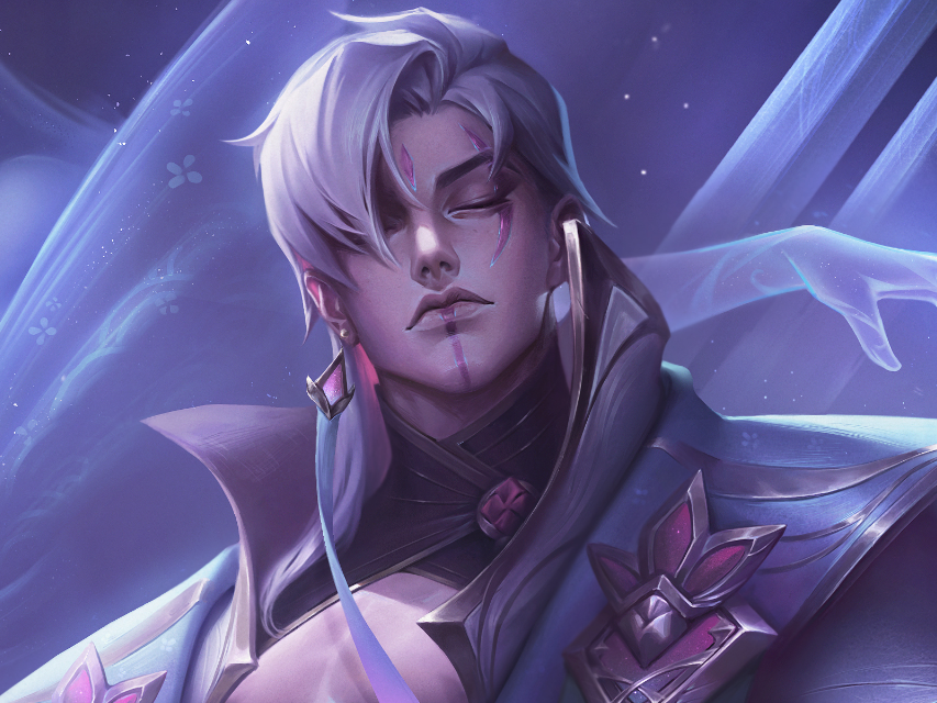 英雄联盟灵魂莲华系列--自设厄斐琉斯_syn旖旎-站酷ZCOOL