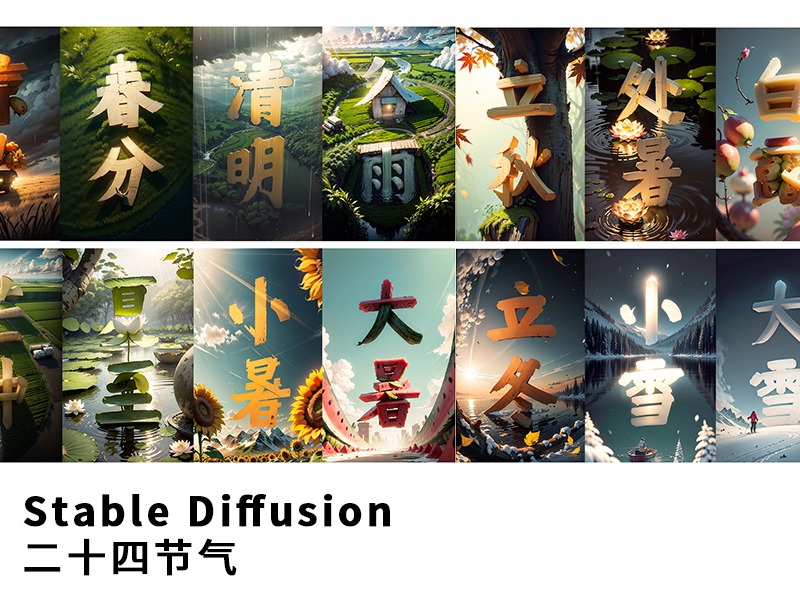 二十四节气 SD生成图_AIR77-站酷ZCOOL