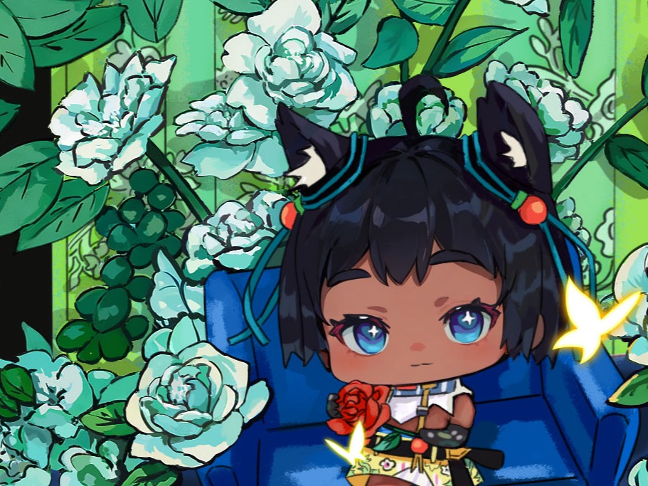 【原创IP设计】MINI Q —— 果荷包的玫瑰_JMEN-站酷ZCOOL