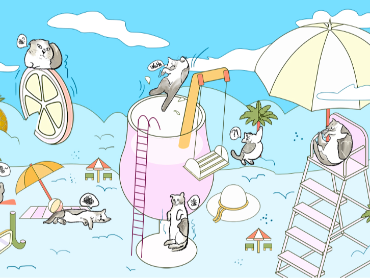 EMOTICON I 闲猫阿吨_chirsyun-站酷ZCOOL