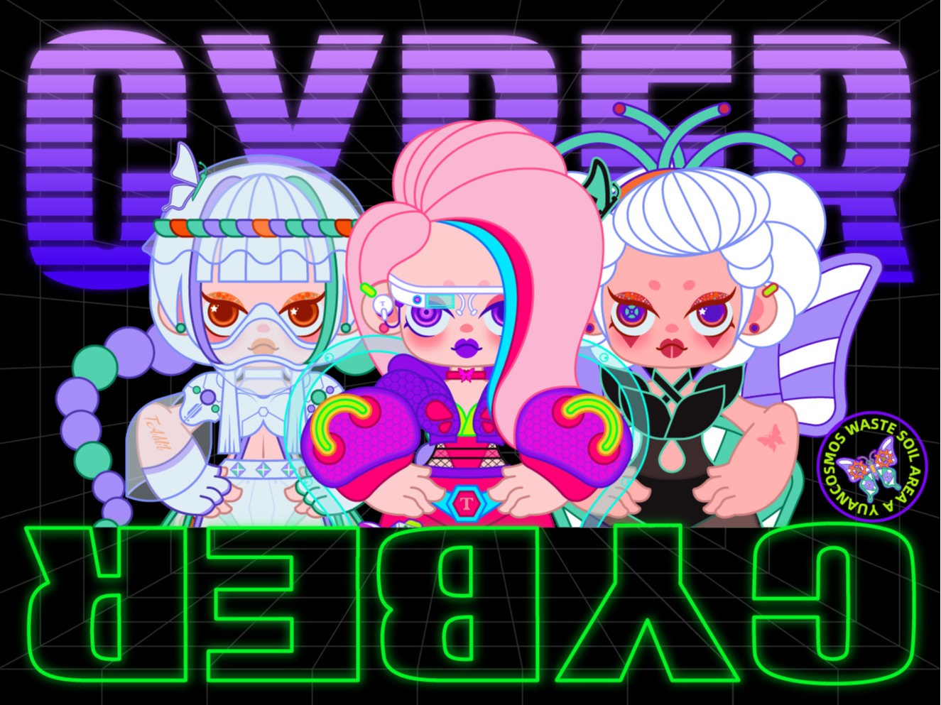 潮玩IP | 赛博女孩_张囍儿-站酷ZCOOL